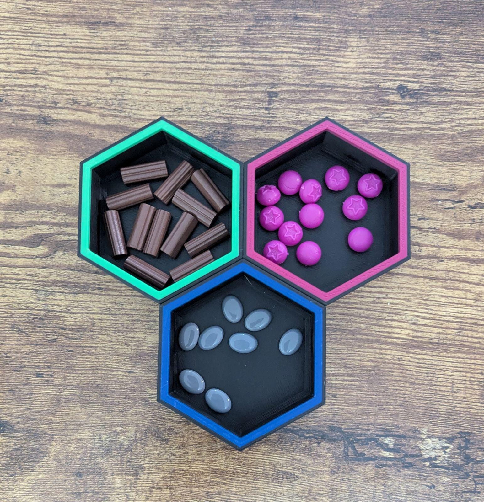 Magnetic Board Game Token Trays With Lids - Customizable Colors - Etsy