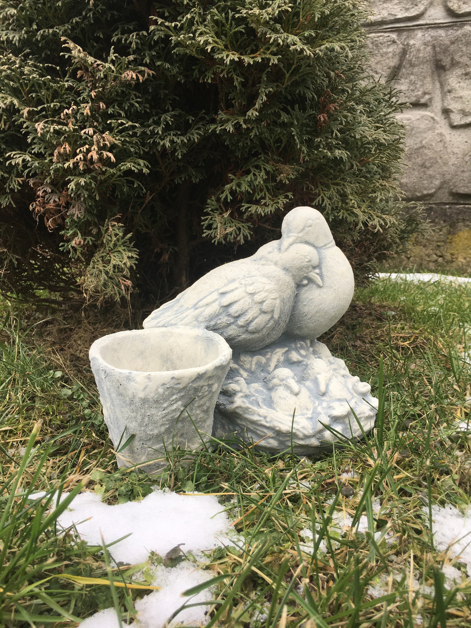 Statue Of Bird For Home And Garden Decor, Stone Bird, Bird Statues ...