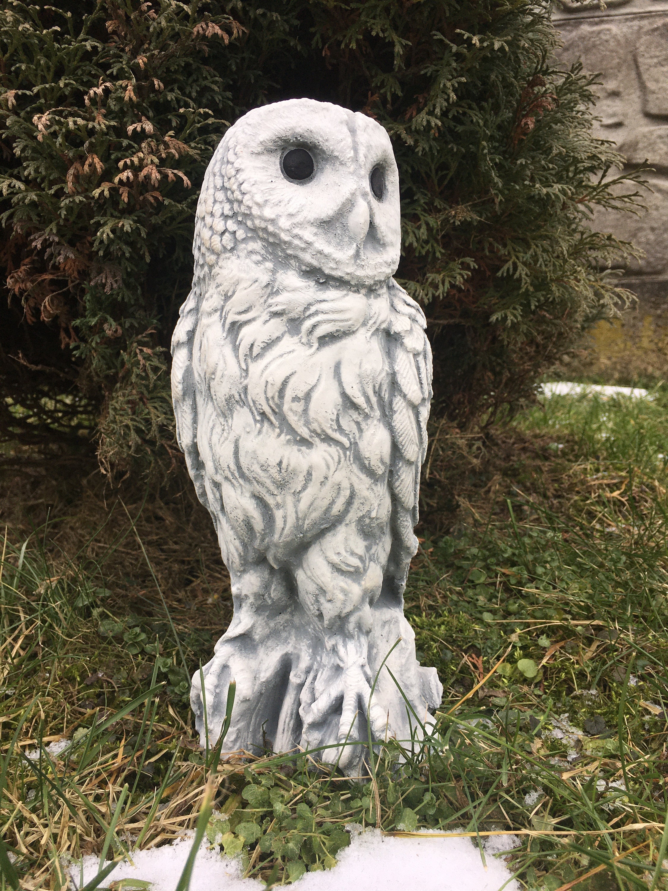Concrete Owl Owl Figure Cement Owl Owl DecorStatue in the | Etsy Concrete Owl Owl Figure Cement Owl Owl DecorStatue in the | Etsy