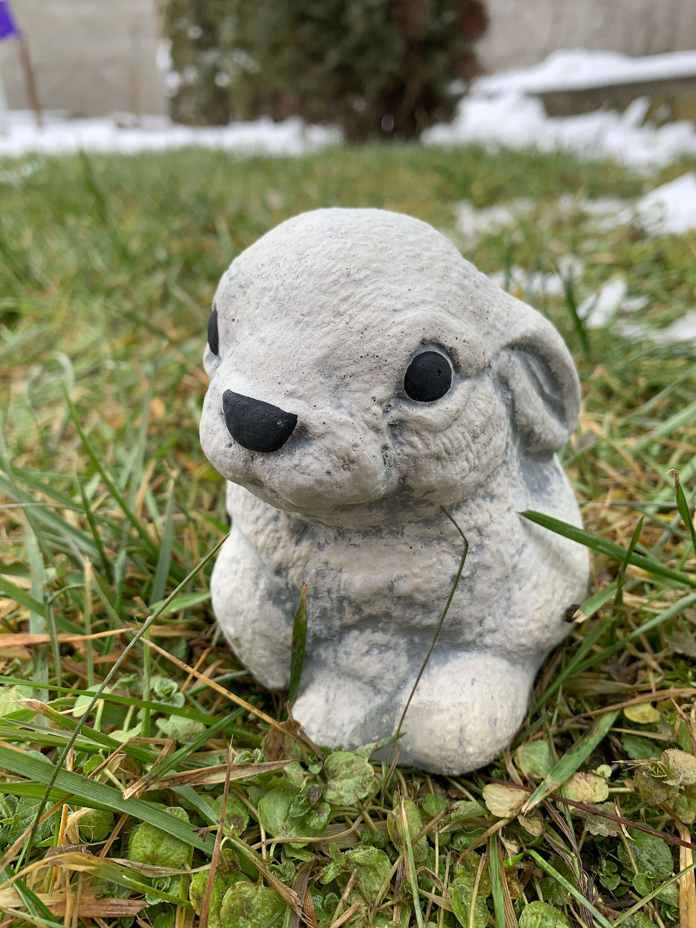 Garden Rabbit Garden Statues Hare outdoor sculpture Lawn | Etsy