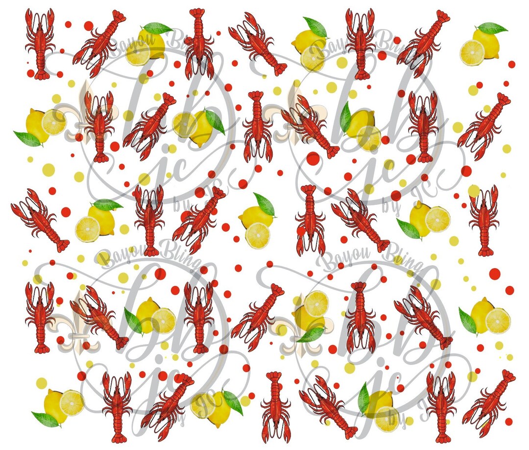 Crawfish & Lemon Wrap - Etsy