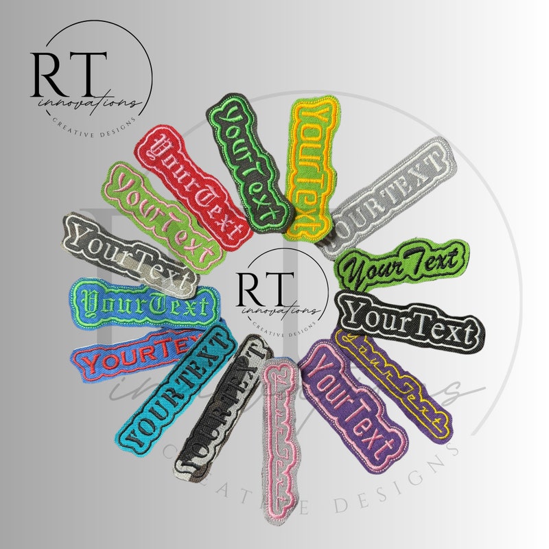 Custom Embroidered Name Patches - Etsy