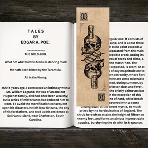 Bookmark Skull Printable With a Spooky Twist - Skull Lover's Delight ...
