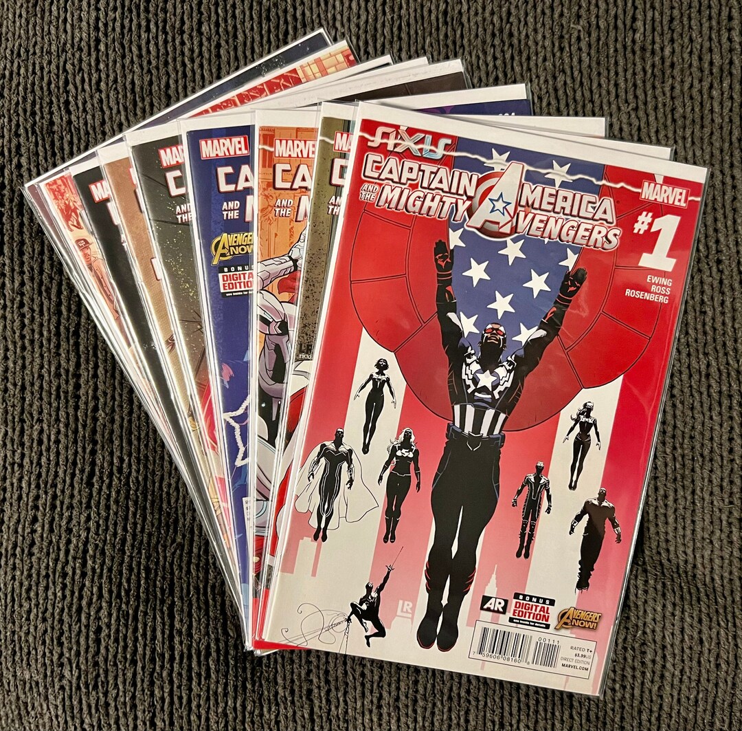 Captain America and the Mighty Avengers #1-9, Full Series! (very Good ...