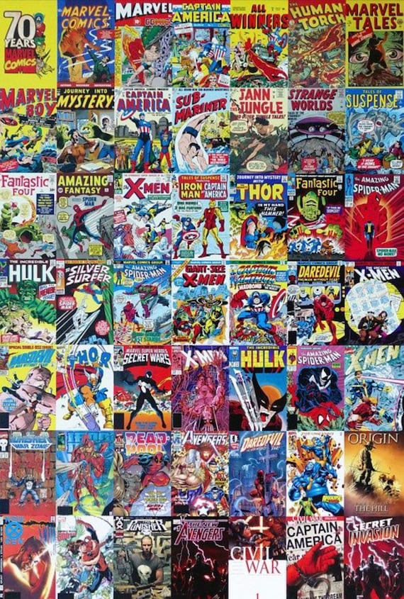 Marvel Comics Starter Kit marvel Comics Mystery Box Marvel - Etsy