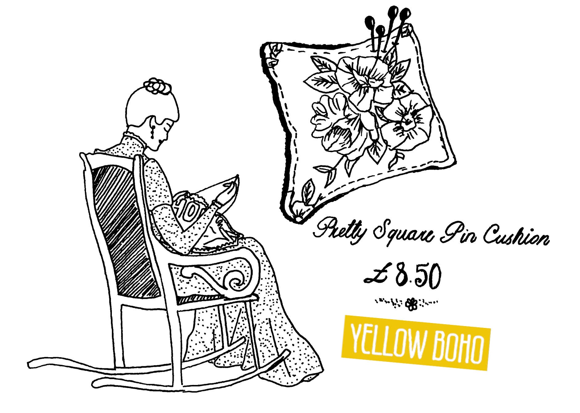 Chunky Pin Cushion Pretty Fabric Choices Plump Square - Etsy