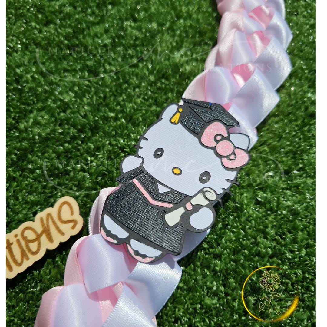 Hello Kitty Graduation Lei, Hello Kitty Lei, Pink Ley, Class of 2026 ...