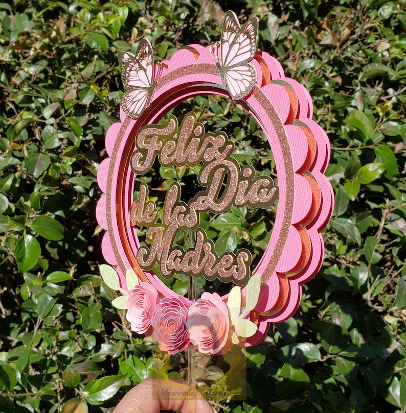 Mother's Day Cake Topper Día De Las Madres Feliz Día De - Etsy