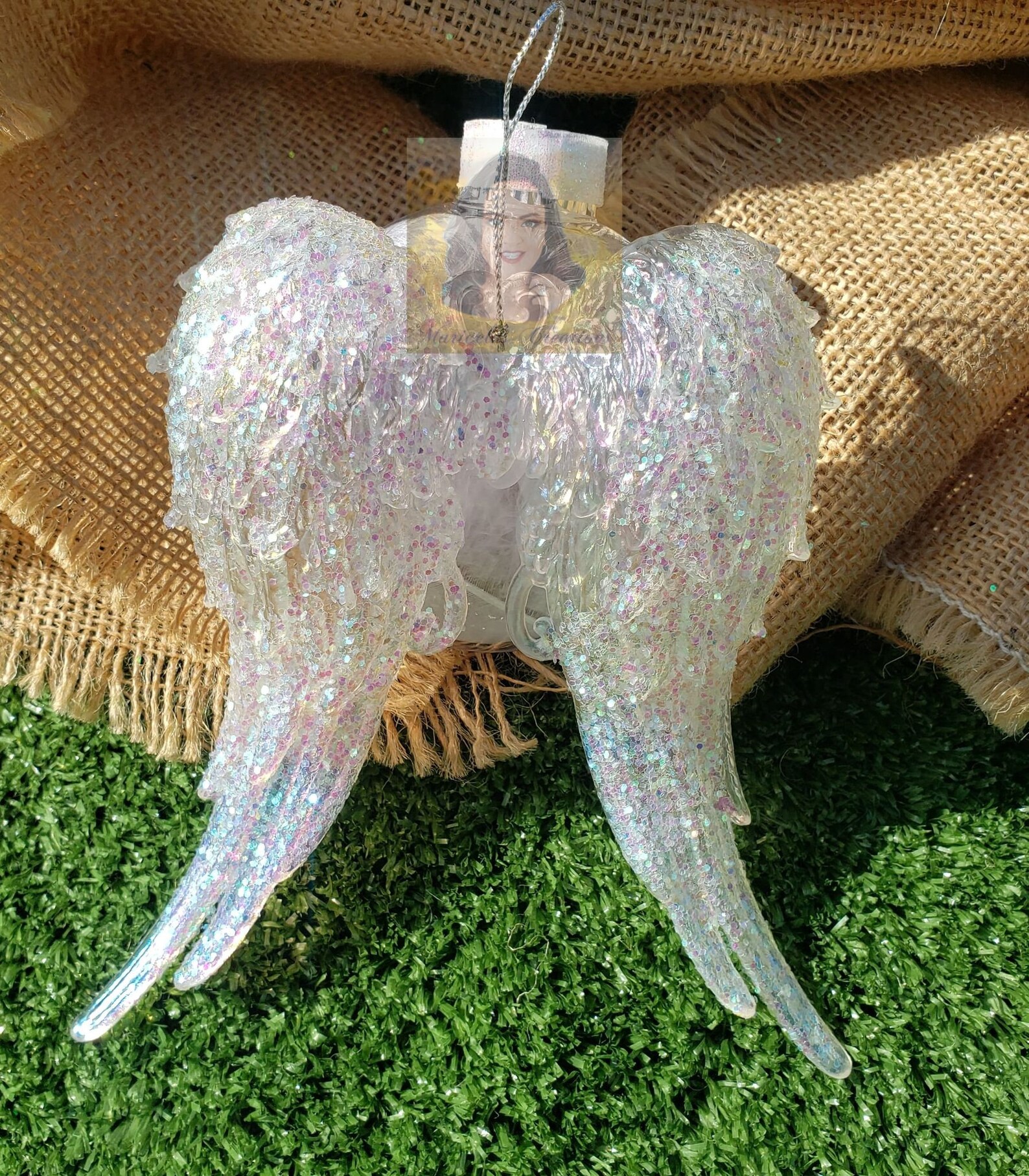 Memorial Ornament, Christmas in Heaven, Floating Ornament, Esfera Del ...