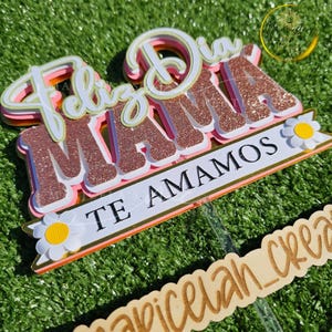 Mother's Day Cake Topper, Día De Las Madres, Feliz Día De Las Madres ...