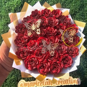 Mini Ramo, Mini Ramo Buchon, Flores Eternas, Ramo Eterno, Paper Flower ...