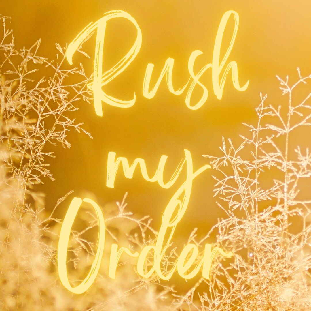 RUSH MY ORDER - Etsy