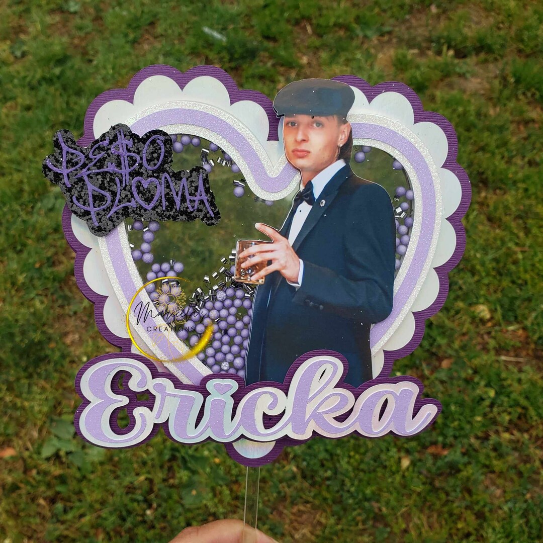 Peso Pluma Cake Topper, Peso Pluma Party, Doble P Party, Belicon Party ...
