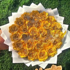 Mini Ramo, Mini Ramo Buchon, Flores Eternas, Ramo Eterno, Paper Flower ...