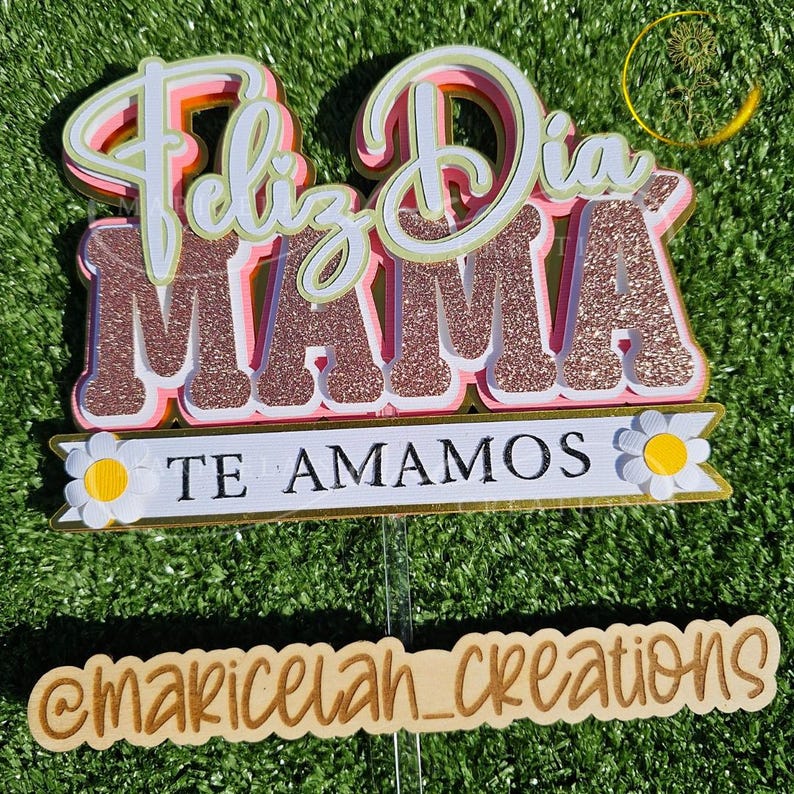Mother's Day Cake Topper, Día De Las Madres, Feliz Día De Las Madres ...