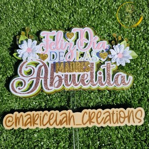 Mother's Day Cake Topper, Día De Las Madres, Feliz Día De Las Madres ...