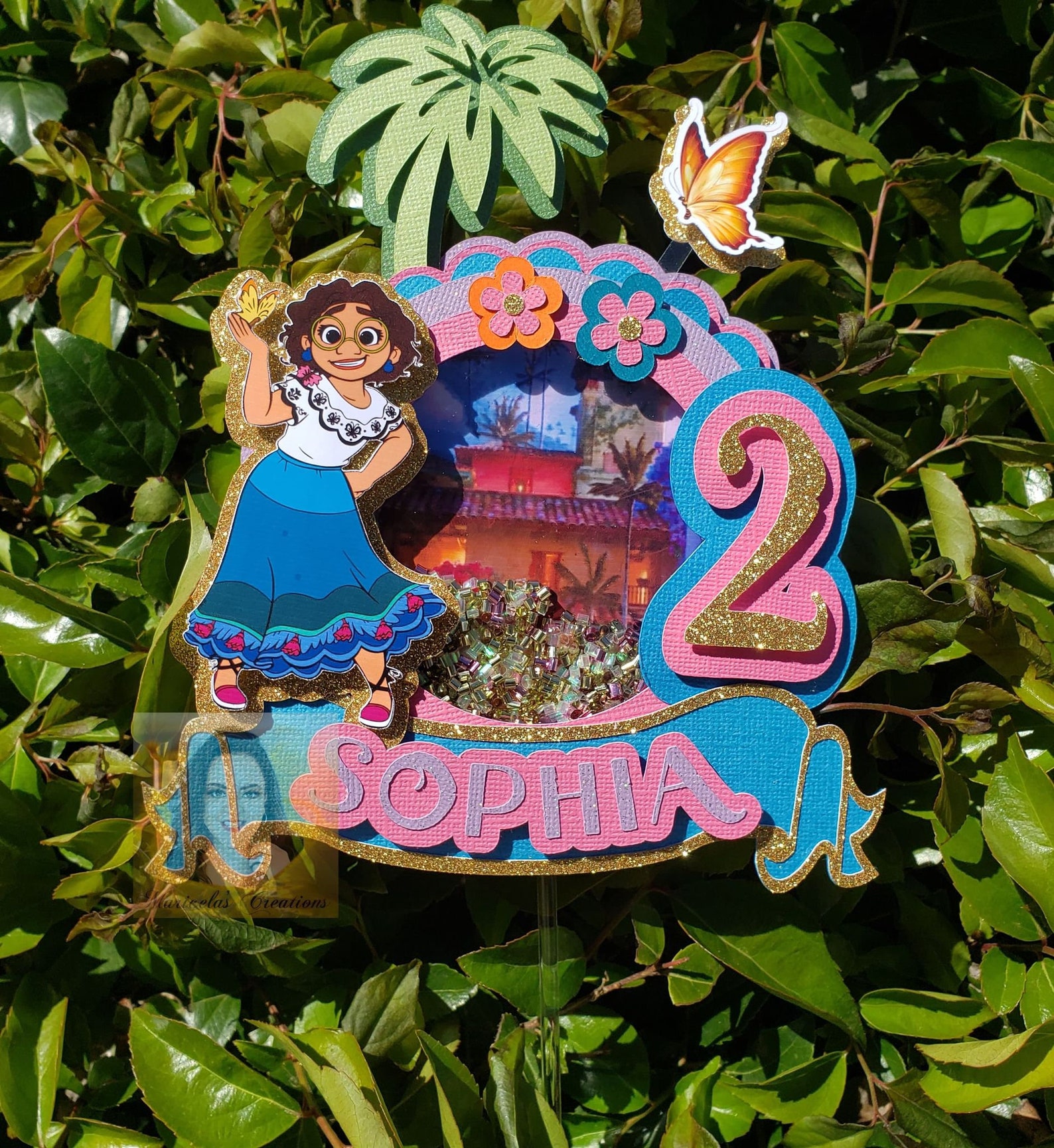 Encanto Inspired Cake Topper/encanto Cake Topper/ Maribel Cake Topper ...