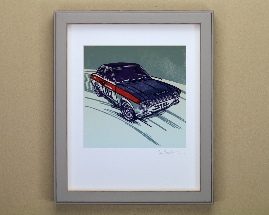 Ford Escort Art Print - Etsy