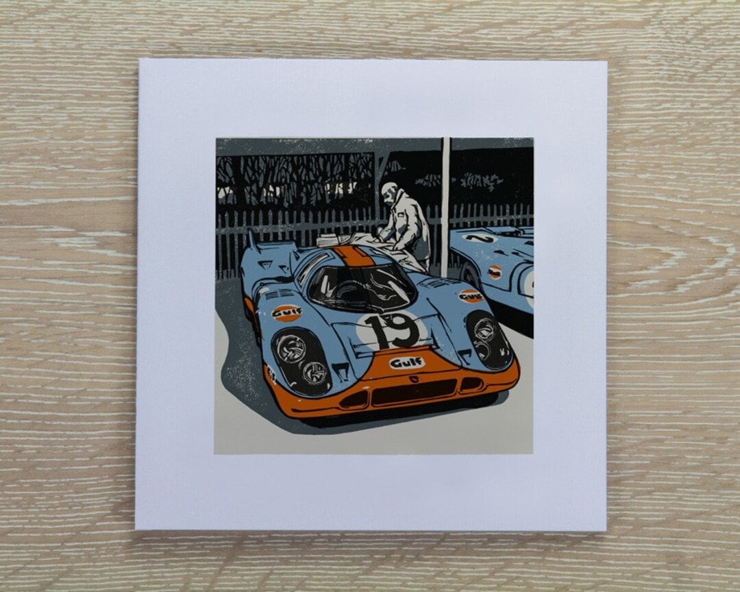 Porsche 917 Classic Car Greetings Card - Etsy UK