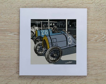 Old Mini Classic Car Greetings Card - Etsy