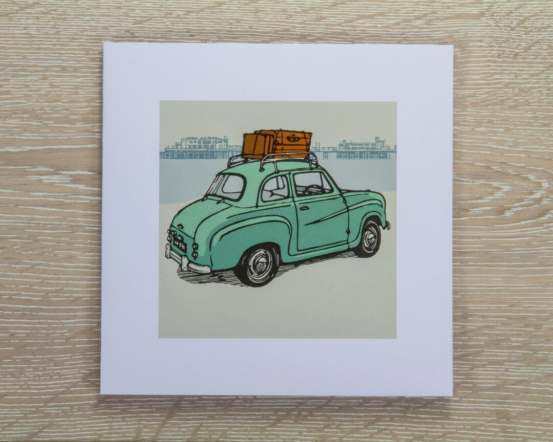 Classic Car Greetings Card - Austin A35 - Etsy UK
