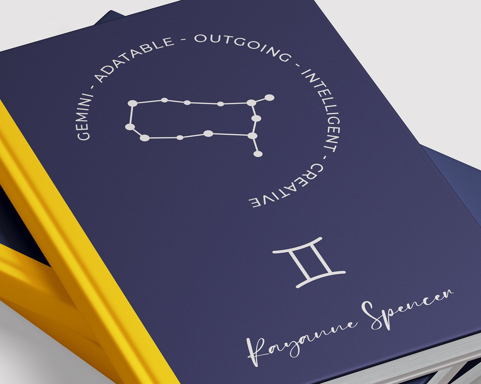 Personalised Gemini Notebook Zodiac Astrology Star Sign - Etsy UK