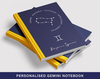 Gemini Journal Gemini Diary Gemini Book Gemini Print Gift - Etsy
