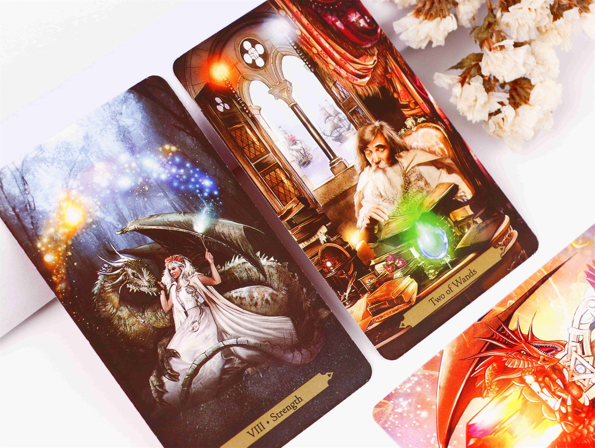 Vintage WIZARDS tarot cards deck 78 cards Pretty tarot deck | Etsy