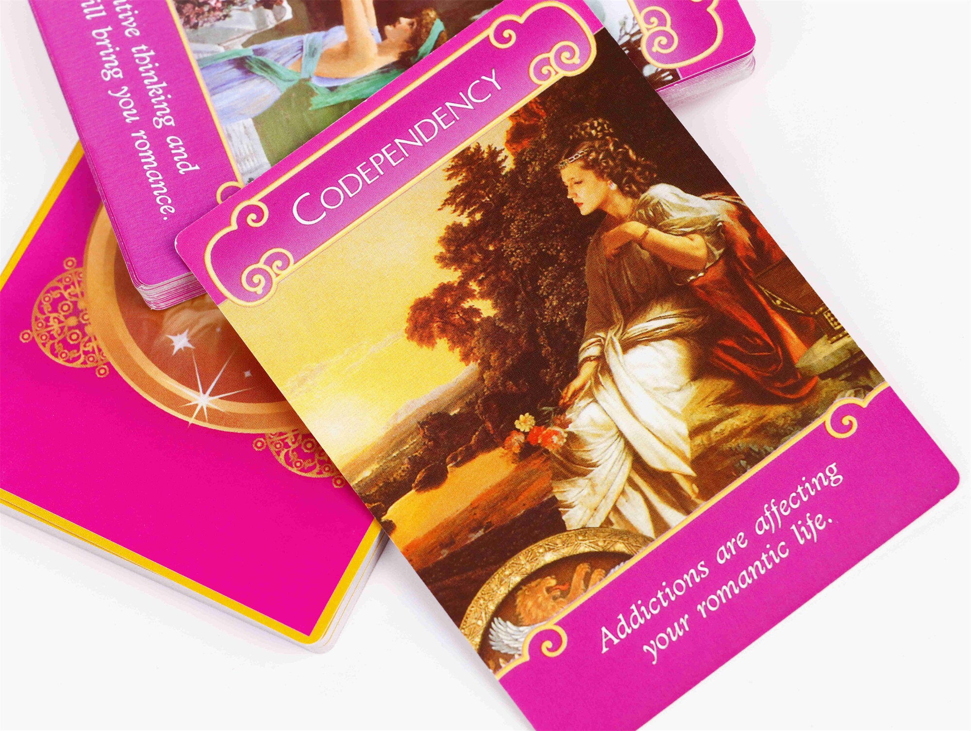 Pink Romance Angels oracle deck and guidebook Vintage oracle | Etsy