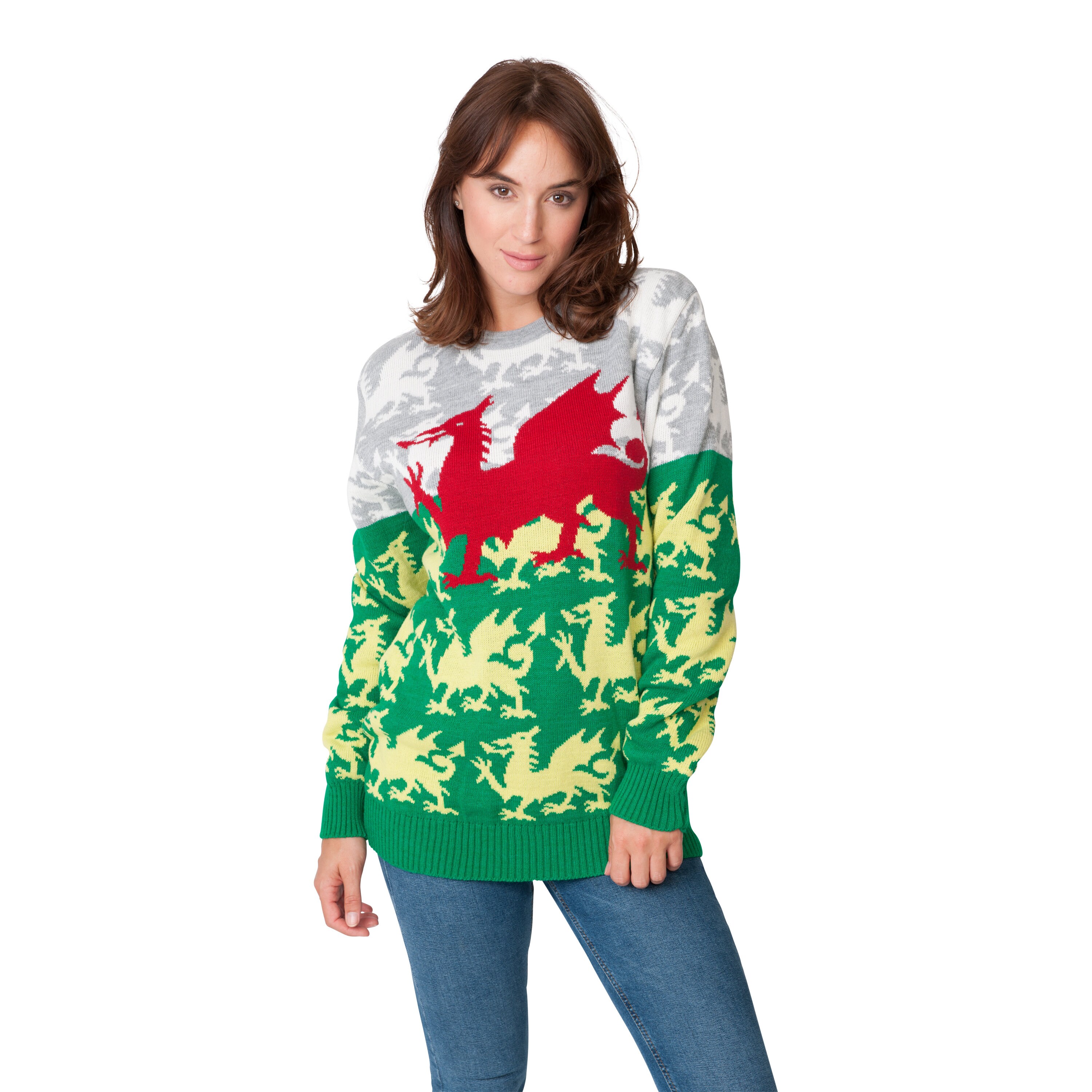 Wales Christmas Jumper Football World Cup Fairisle Vintage Unisex ...