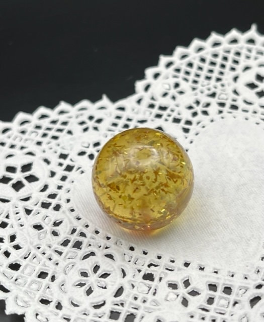 Vintage Bakelite Stardust Glitter Ball Button - Etsy