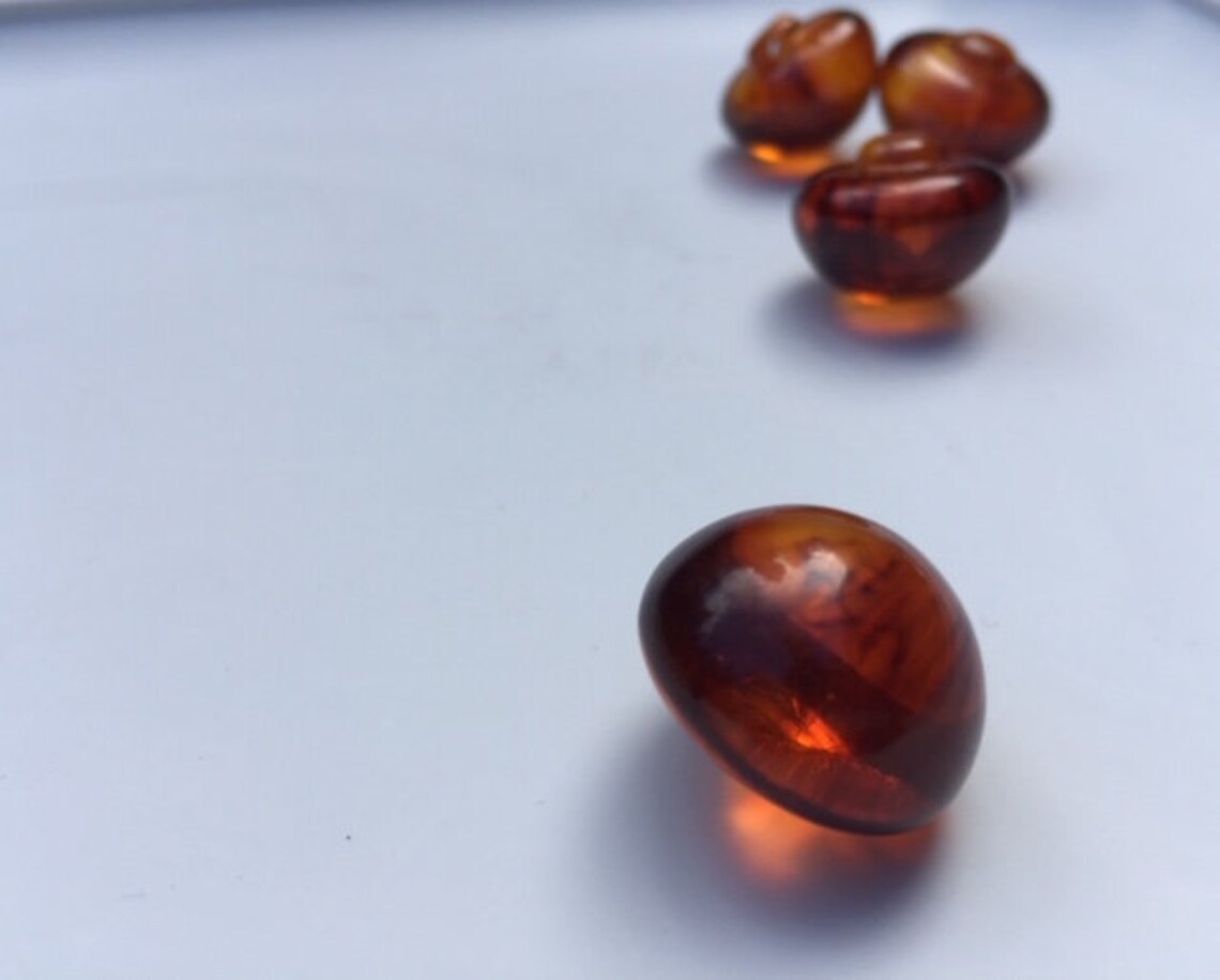 Set of Four Vintage Tortoise Shell Bakelite Buttons - Etsy