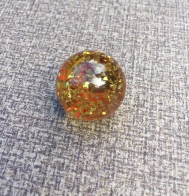 Vintage Bakelite Stardust Glitter Ball Button - Etsy