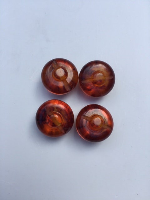 Set of Four Vintage Tortoise Shell Bakelite Buttons - Etsy