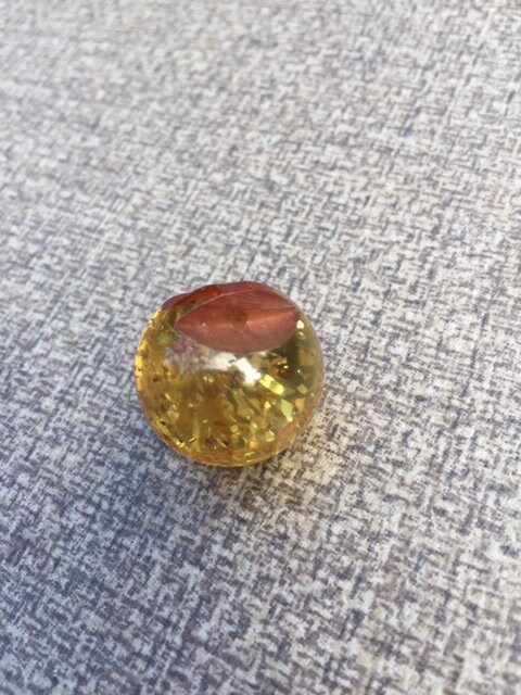 Vintage Bakelite Stardust Glitter Ball Button - Etsy