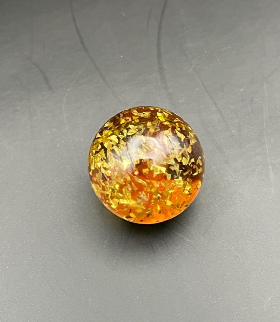 Vintage Bakelite Stardust Glitter Ball Button - Etsy