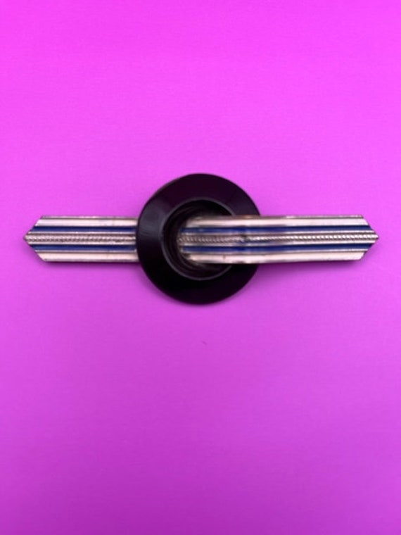 Vintage "Bakelite-Like" Pin - Art Deco - Unusual - Gem