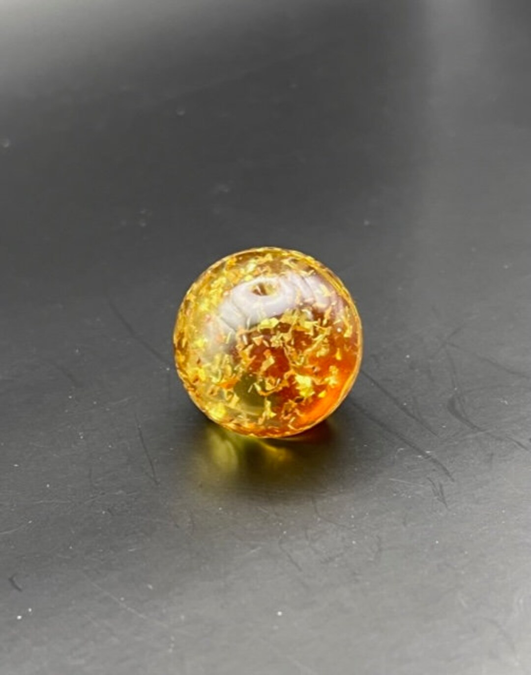 Vintage Bakelite Stardust Glitter Ball Button - Etsy