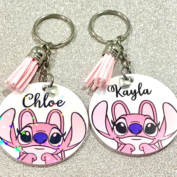 Angel Stitch Keyring - Etsy