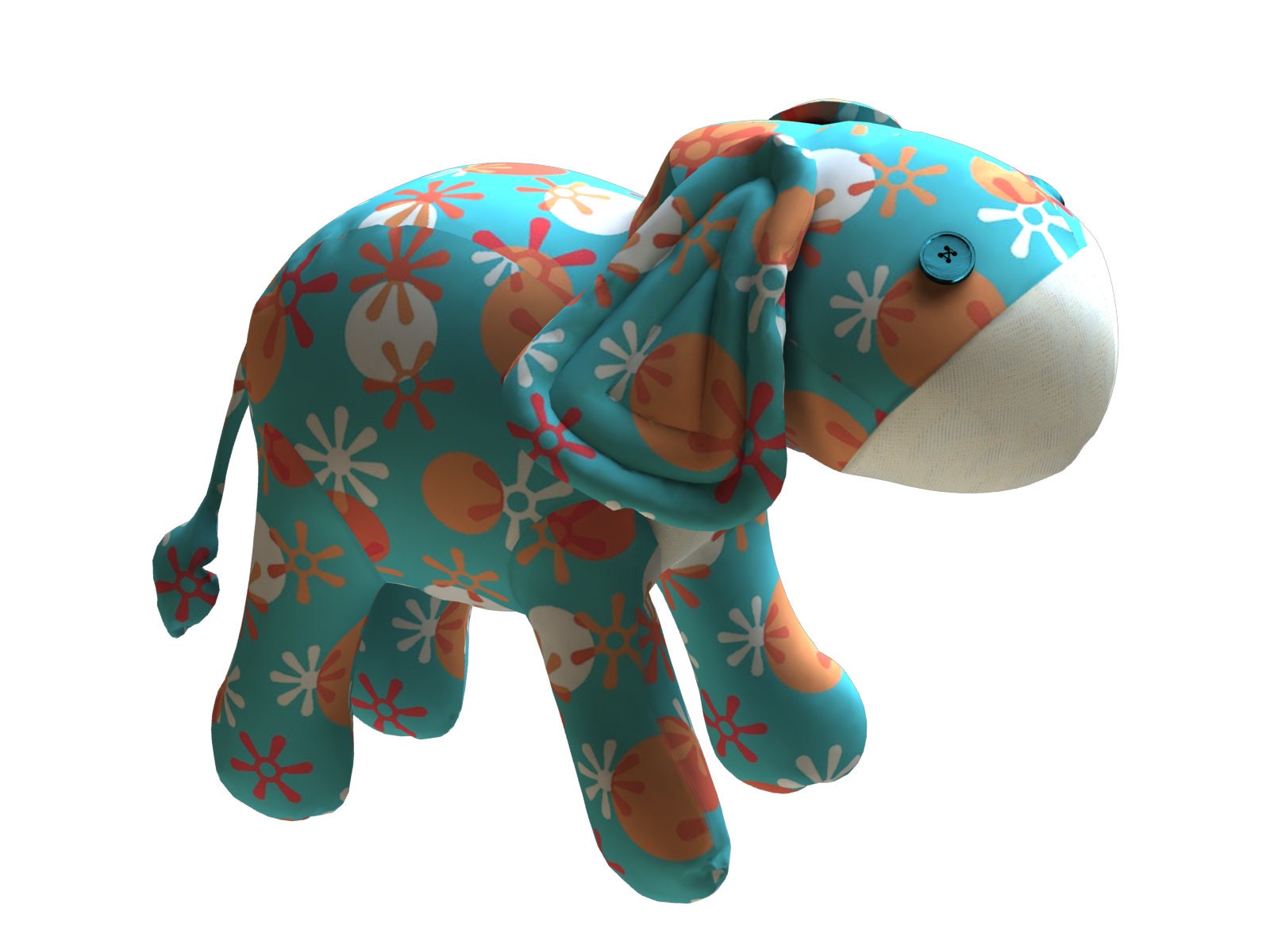 Donkey PDF Plush Pattern + Resizing - Easy Toy Sewing Pattern - Plushie ...