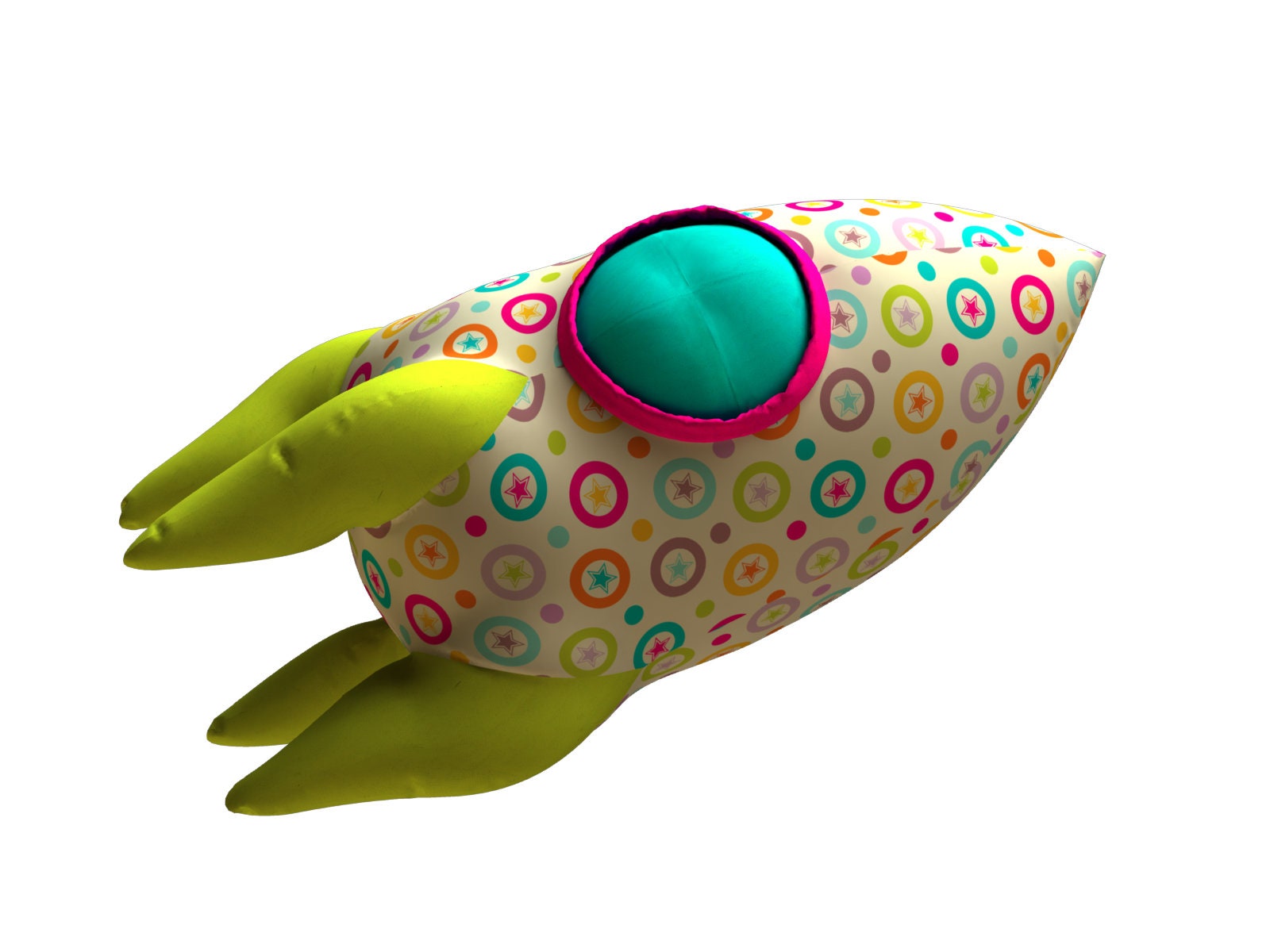 Rocket PDF Plush Pattern Resizing Rocket Easy Toy Sewing - Etsy