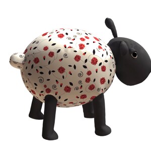 Sheep PDF Plush Pattern Resizing Sheep Easy Toy Sewing Pattern Plushie ...