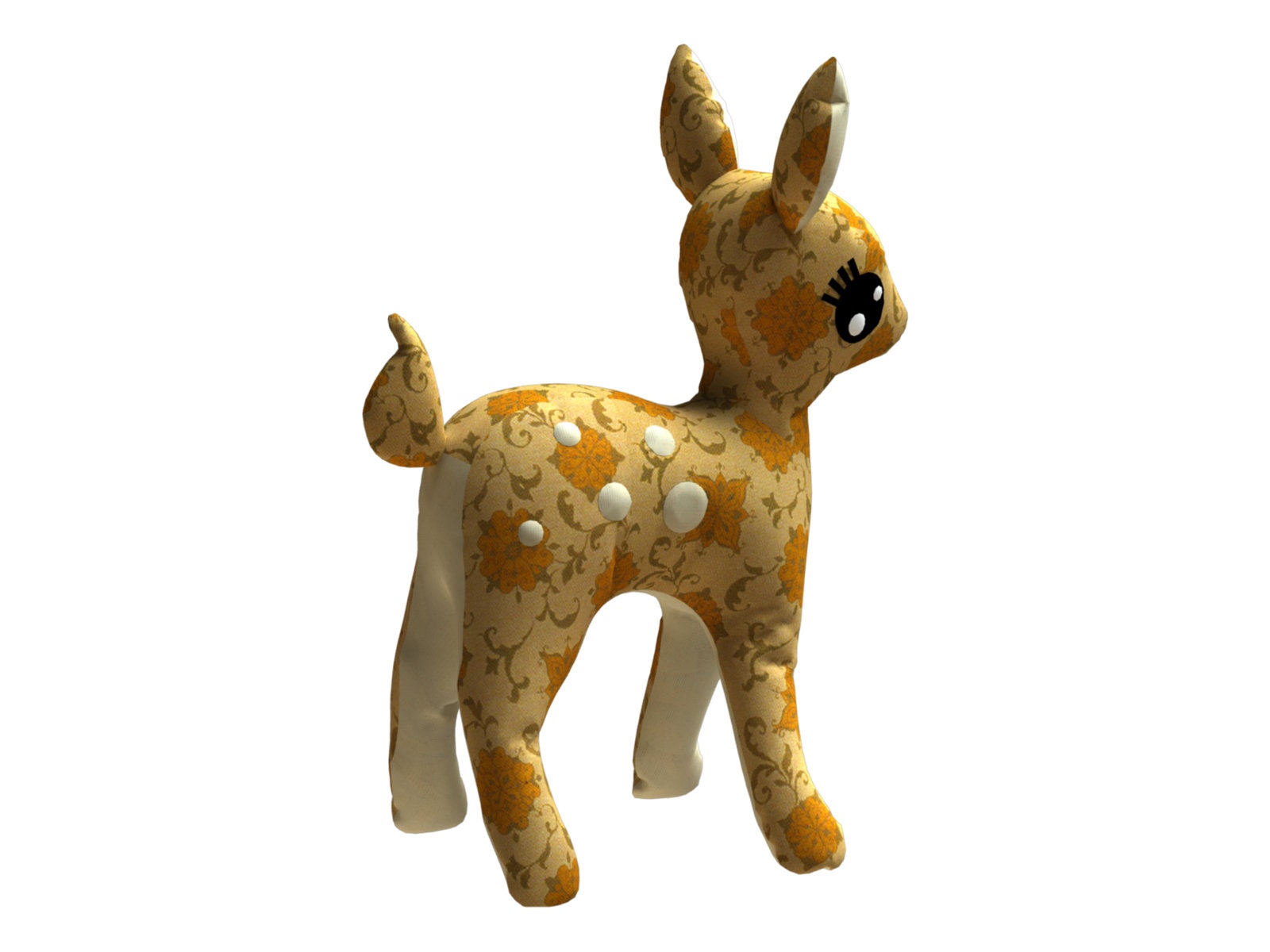 Deer PDF Plush Pattern Resizing Fawn Easy Toy Sewing | Etsy