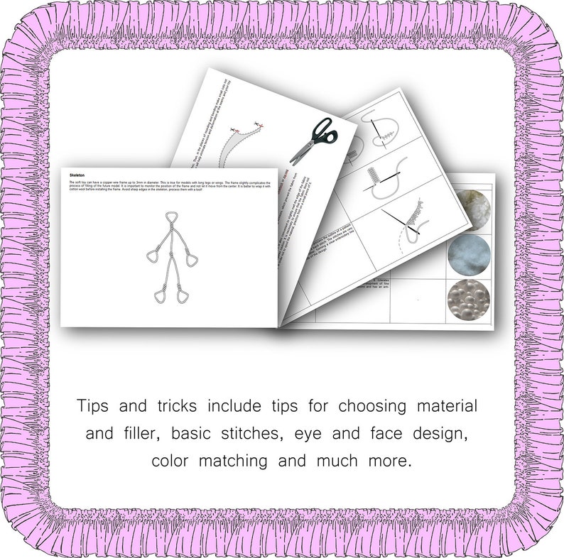 Fish PDF Plush Pattern Resizing Fish Easy Toy Sewing | Etsy