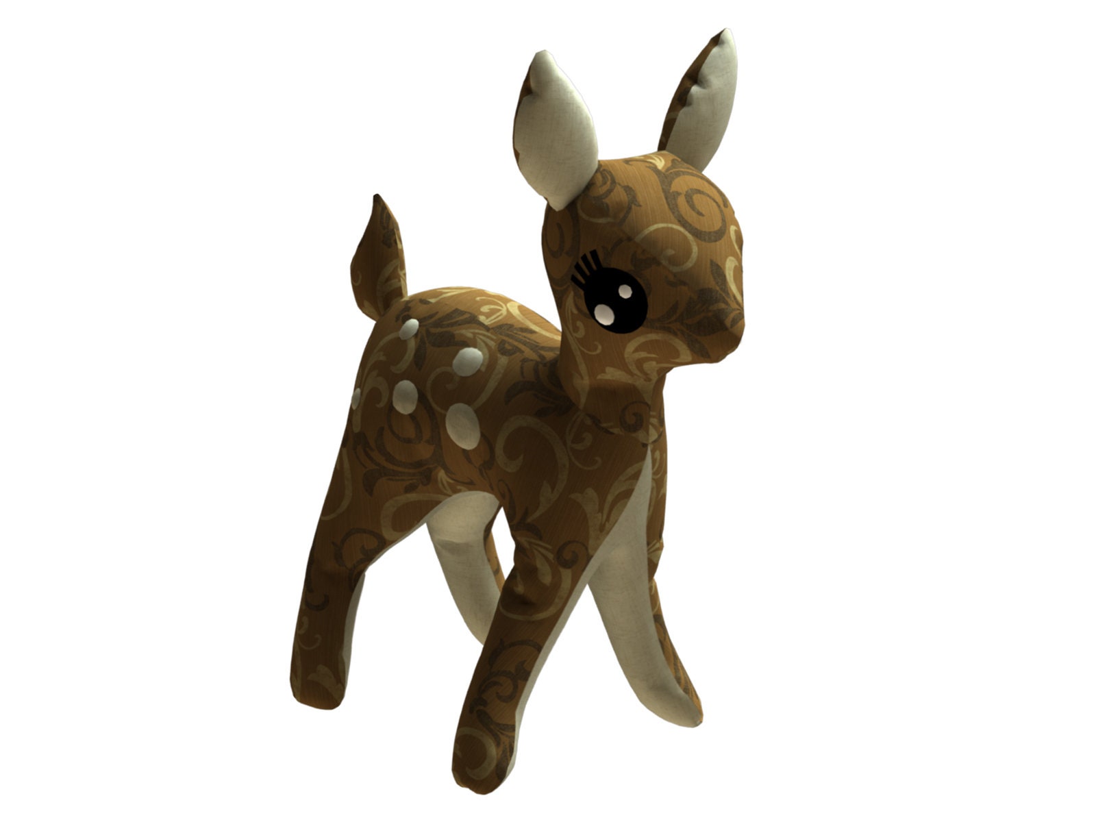 Deer PDF Plush Pattern Resizing Fawn Easy Toy Sewing | Etsy