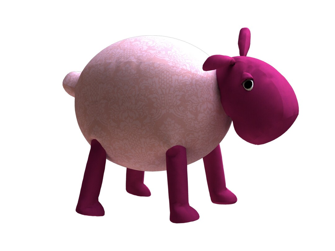 Sheep PDF Plush Pattern Resizing Sheep Easy Toy Sewing Pattern Plushie ...