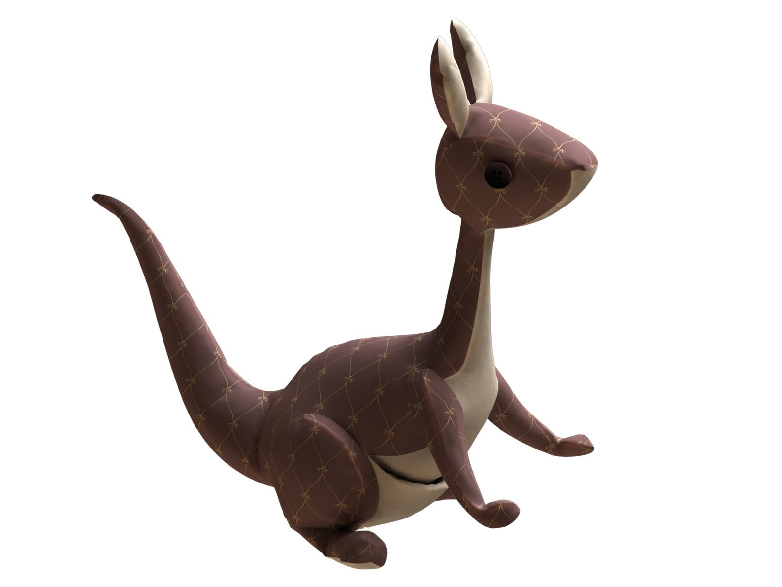 Kangaroo PDF Plush Pattern Resizing Kangaroo Easy Toy Sewing Pattern ...