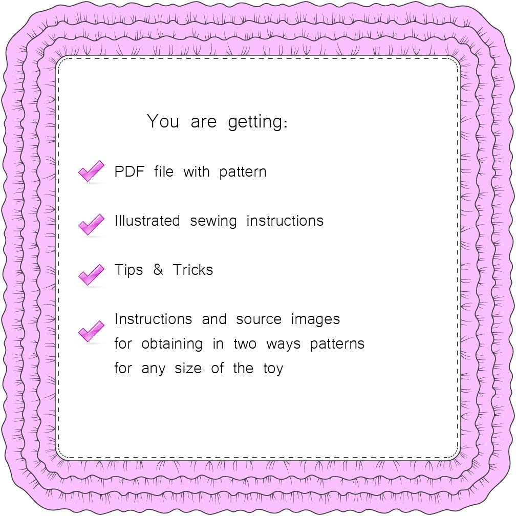 Moth PDF Plush Pattern Resizing Moth Easy Toy Sewing - Etsy