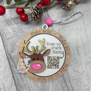 Christmas Scan to Track Santa Bauble, Santa Tracker, Reindeer Tracking ...