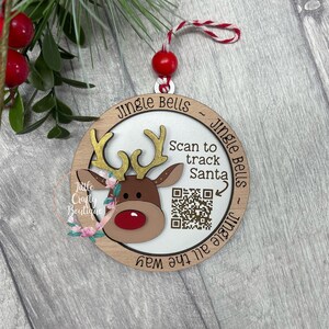 Christmas Scan to Track Santa Bauble, Santa Tracker, Reindeer Tracking ...